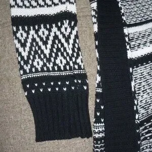 Jw Style | Sweaters | Jw Style Womens Black And White Long Sleeve ...